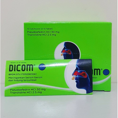 Jual Dicom Obat Flu dan Pilek Strip isi 10 Tablet | Shopee Indonesia