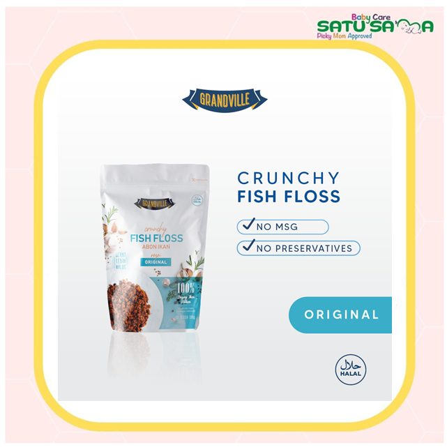 Jual GRANDVILLE FISH FLOSS ORIGINAL 100 G | Shopee Indonesia