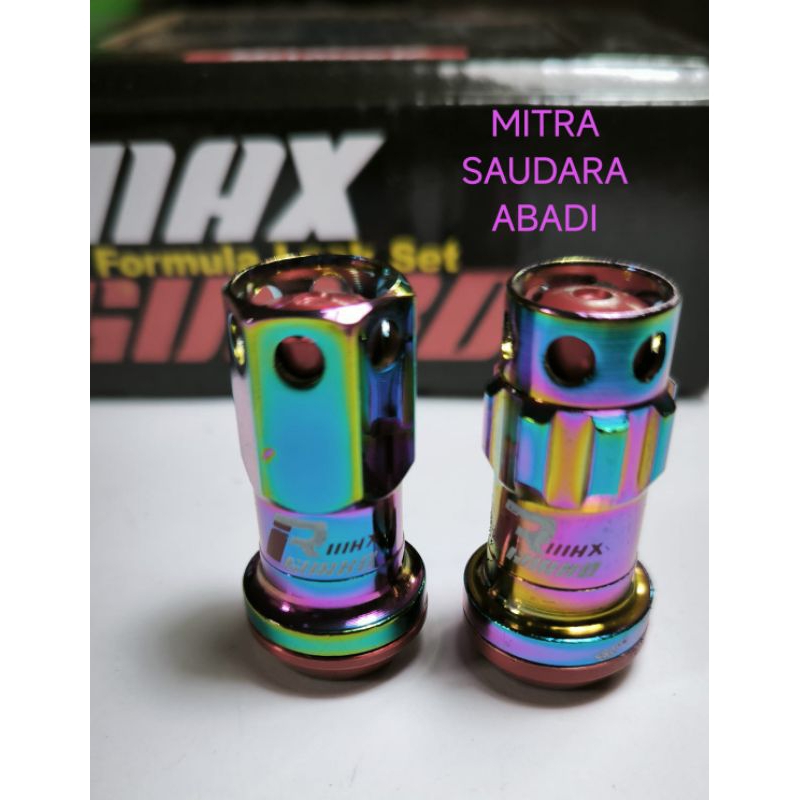 Jual Mur Roda Racing Mur Baut Roda R MAXGUARD | Shopee Indonesia