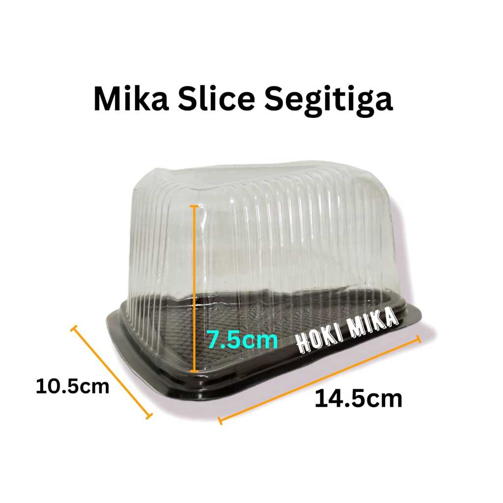 Jual Mika Slice Cake segitiga Mika kue tart Segitiga (10pcs) | Shopee ...