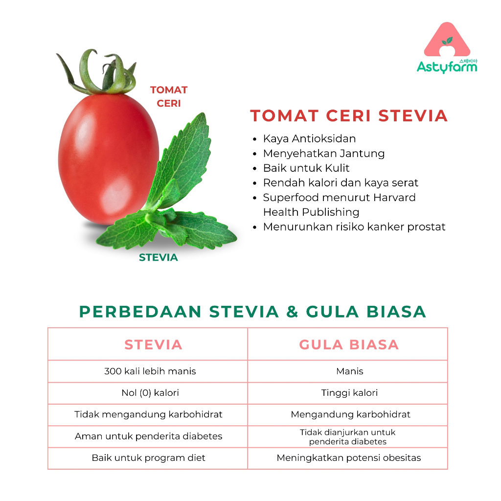 Jual Astyfarm - Cherry Tomato Stevia by Asty Ananta 250gr - Pasti Manis ...