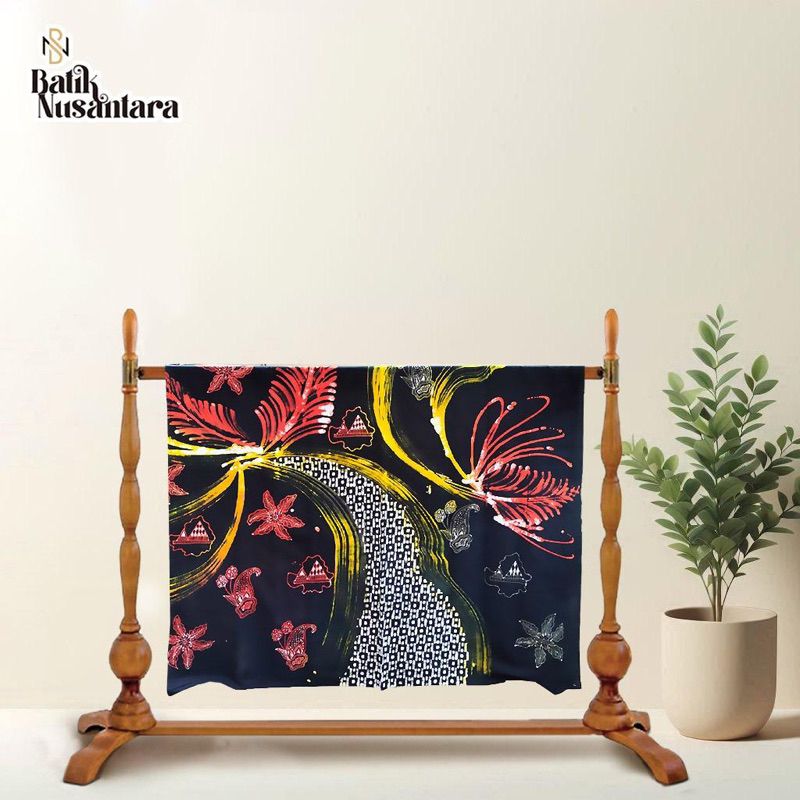 Jual Kain Batik Motif Banyu Semarak mix Abstrak Kontemporer | Shopee ...