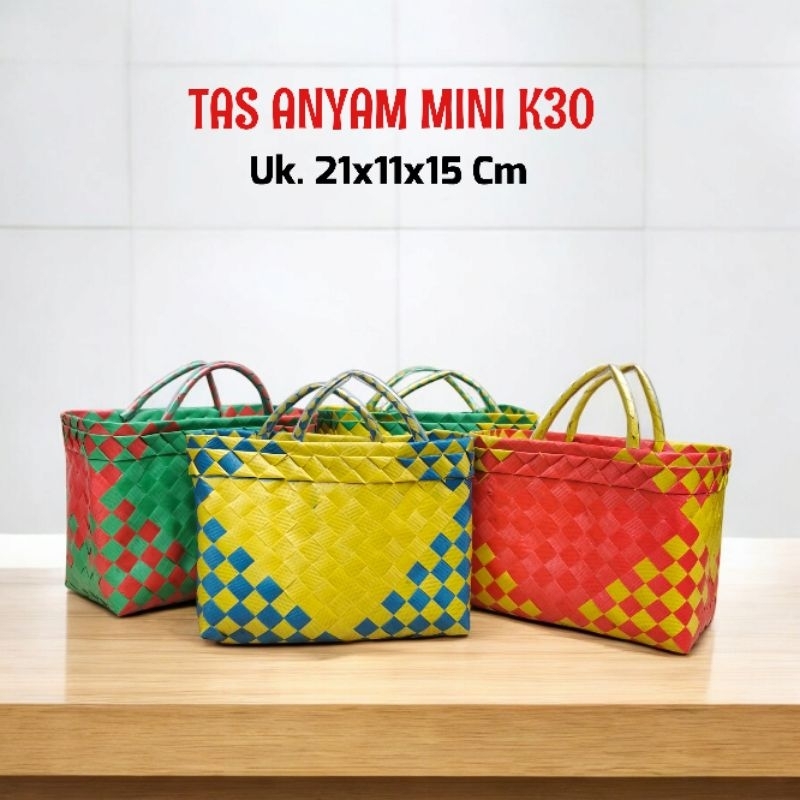 Jual Tas Anyam Mini K30 Tas Hampers Tas Souvenir | Shopee Indonesia