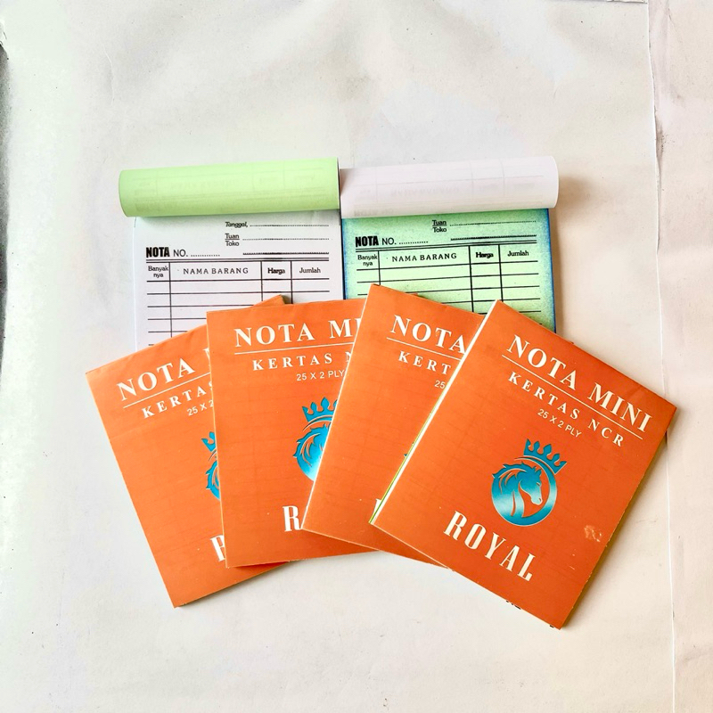 Jual Buku Nota 2 Ply Mini NCR Uk.9x10,5cm Rangkap 2 Dijamin Tembus ...