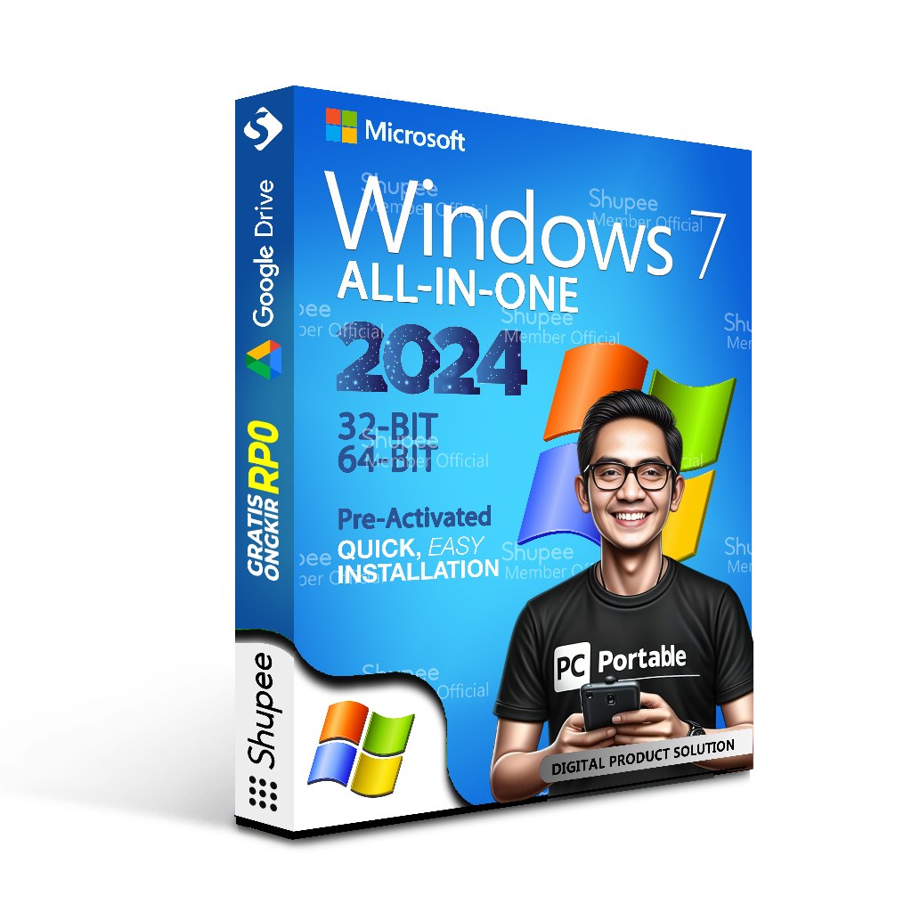Jual ISO Windows® 7 All In One SP1 Update Oktober 2024 | Shopee Indonesia