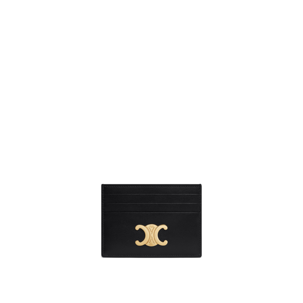 Jual CELINE Triomphe card holder calfskin leather | Shopee Indonesia