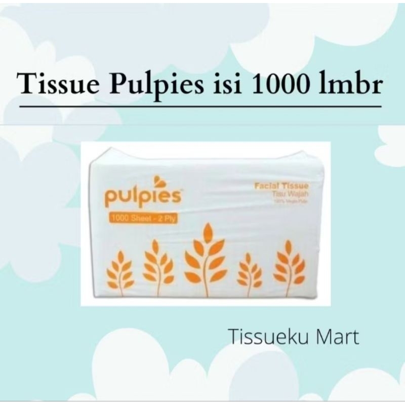 Jual Tissue Pulpies isi 1000 lmbr min 1 dos ( instant ) | Shopee Indonesia