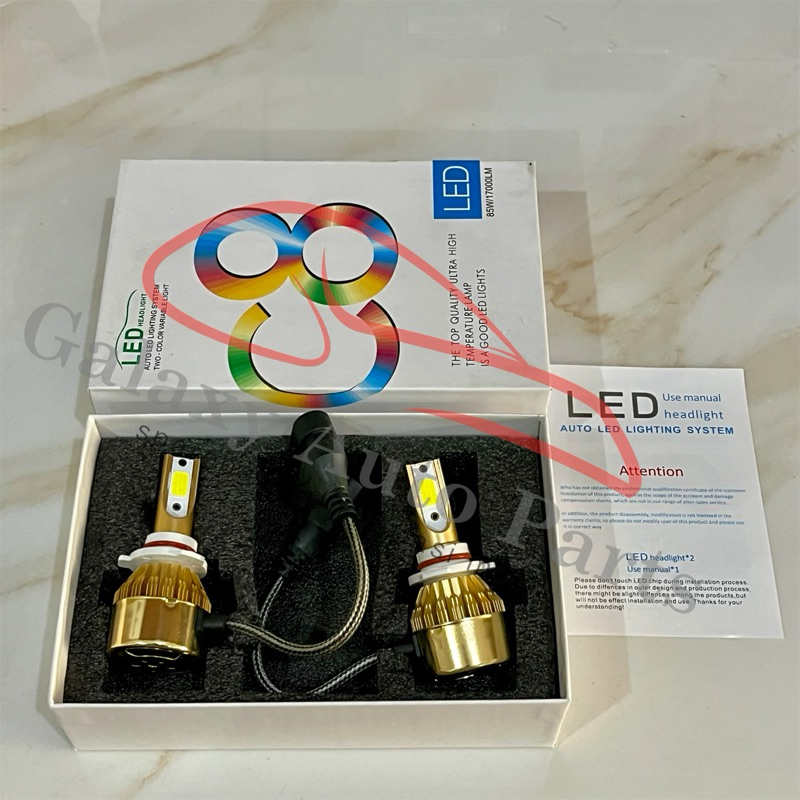 Jual HB3 9005 led 12v putih universal lampu mobil set isi 2 | Shopee ...