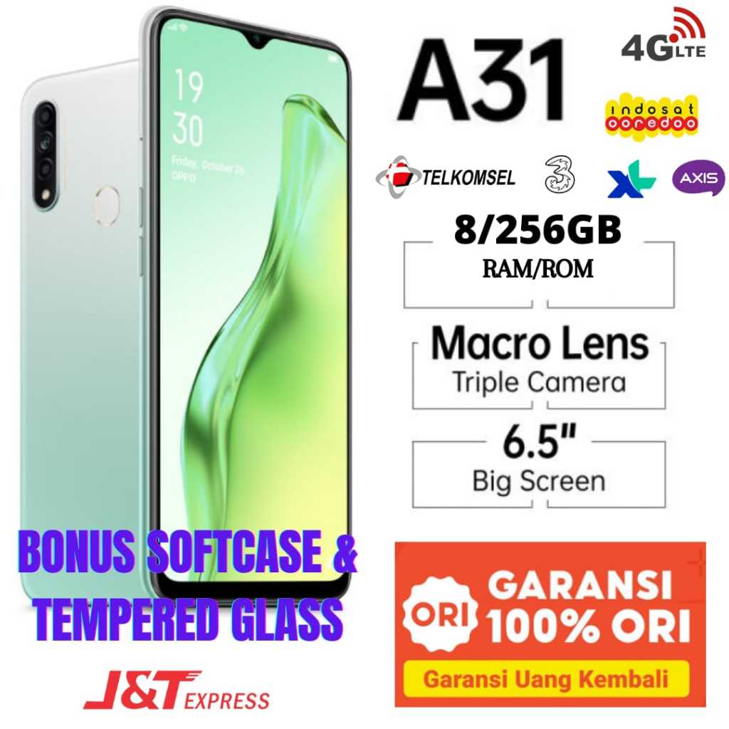 Jual HP OPPO A31 ram 8/256GB 4G LTE Smartphone GARANSI 1 TAHUN | Shopee ...
