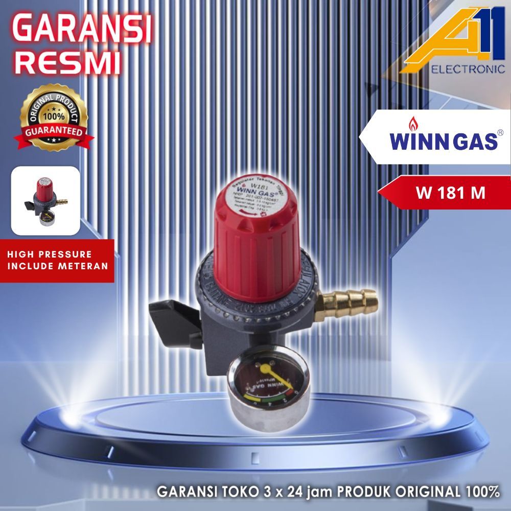 Jual WINN GAS Regulator W181M / W 181 M Tekanan Tinggi High Pressure ...