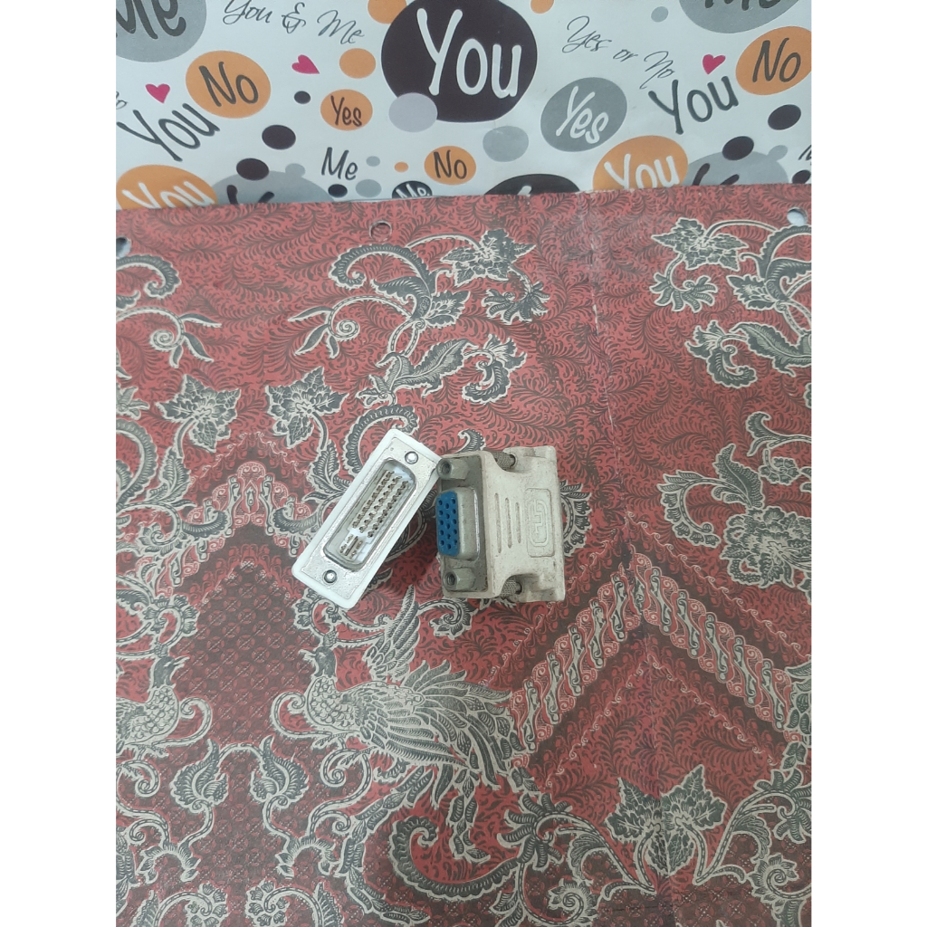 Jual Konverter Konektor DVI To VGA 24 + 5 Pin converter conektor ...