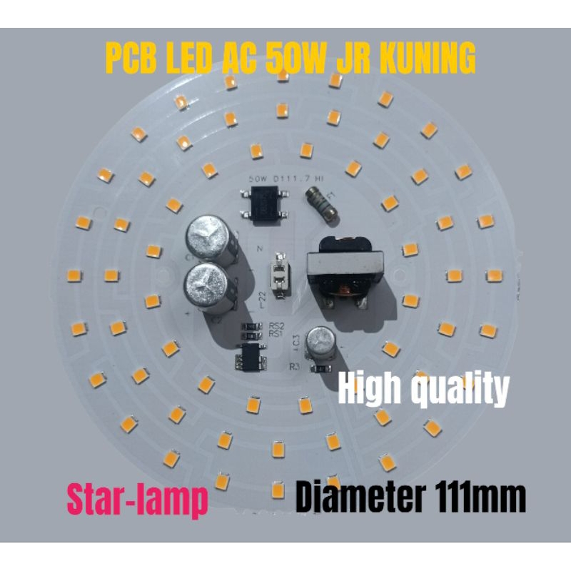 Jual PCB LED AC JR 50W KUNING | Shopee Indonesia