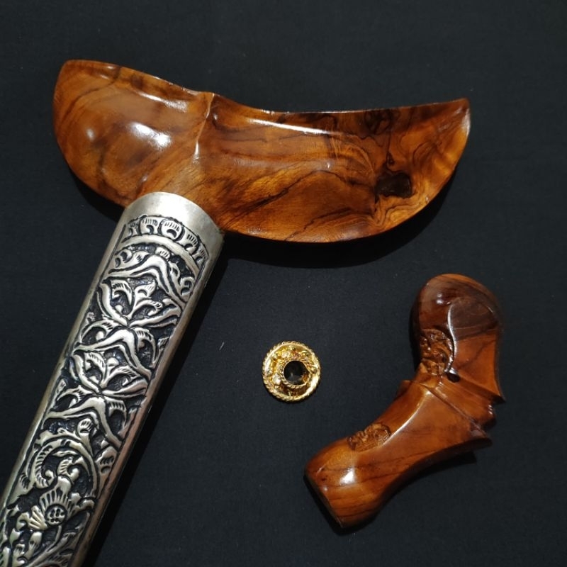 Jual Warangka Wulan Tumanggal Kayu Jati Gembol Garap Alusan | Shopee ...