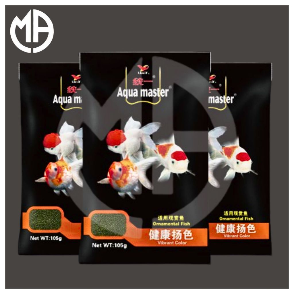 Jual AQUA MASTER ORNAMENTAL FISH FOOD 105GR - MAKANAN IKAN MAS KOKI ...