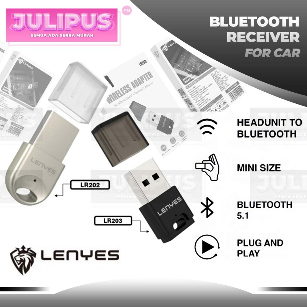 Jual Car Bluetooth 5.1 Receiver USB Wireless Adapter untuk Speaker ...