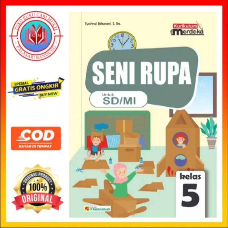 Jual BUKU SENI RUPA SD/MI KELAS 5 KURIKULUM MERDEKA | Shopee Indonesia