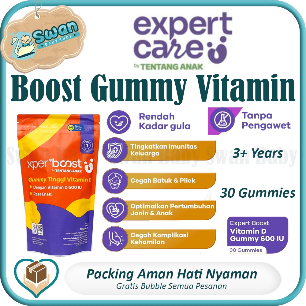 Jual Expert Boost Gummy Vitamin D 600 IU Anak dan Dewasa | Shopee Indonesia