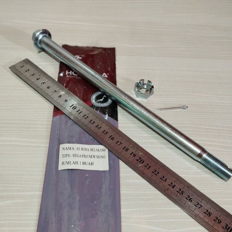 Jual HOGAMA AS RODA BELAKANG MEGAPRO NEW MONO KYE /CB 150R (28CM) /GL ...