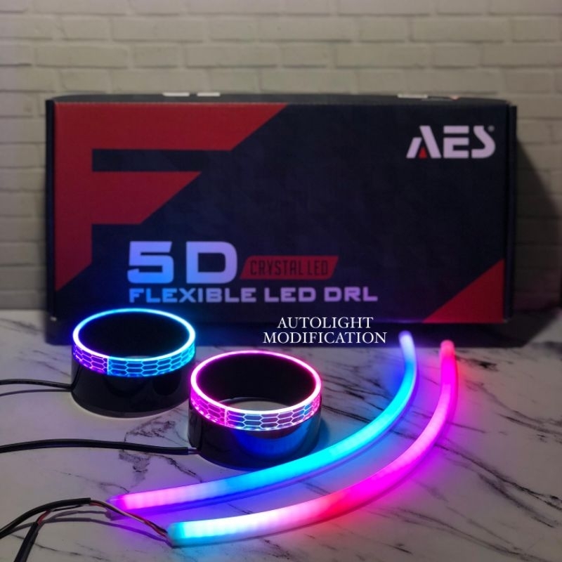 Jual PAKET DRL ALIS RGB 30 CM + SHROUD AES BULAT RGB BELANG | Shopee ...