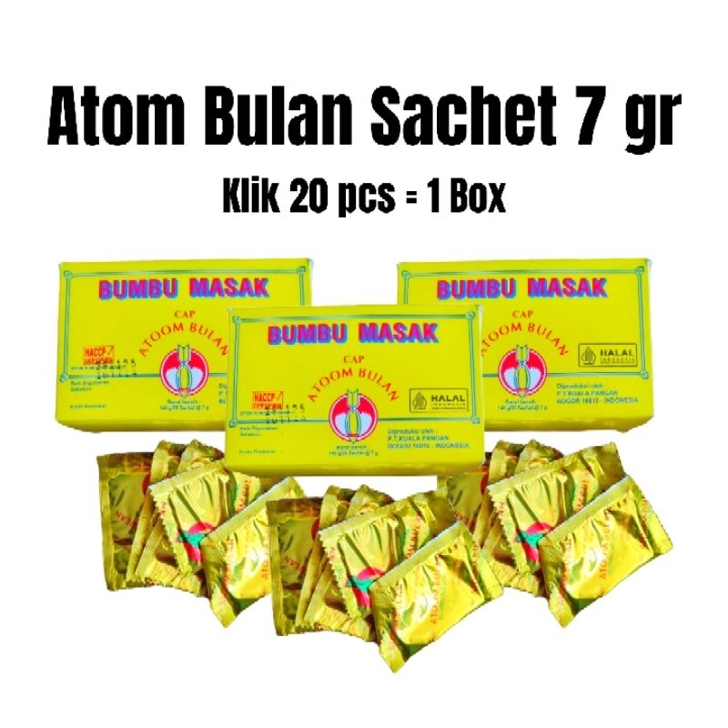 Jual BUMBU ATOM BULAN SACHET 7 gr 1pcs | Shopee Indonesia