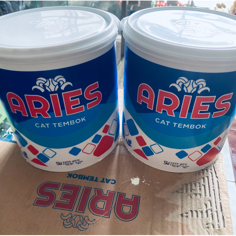 Jual Cat Tembok ARIES 5 KG Cat Avian Cat Murah Harga ekonomis Cat aries ...