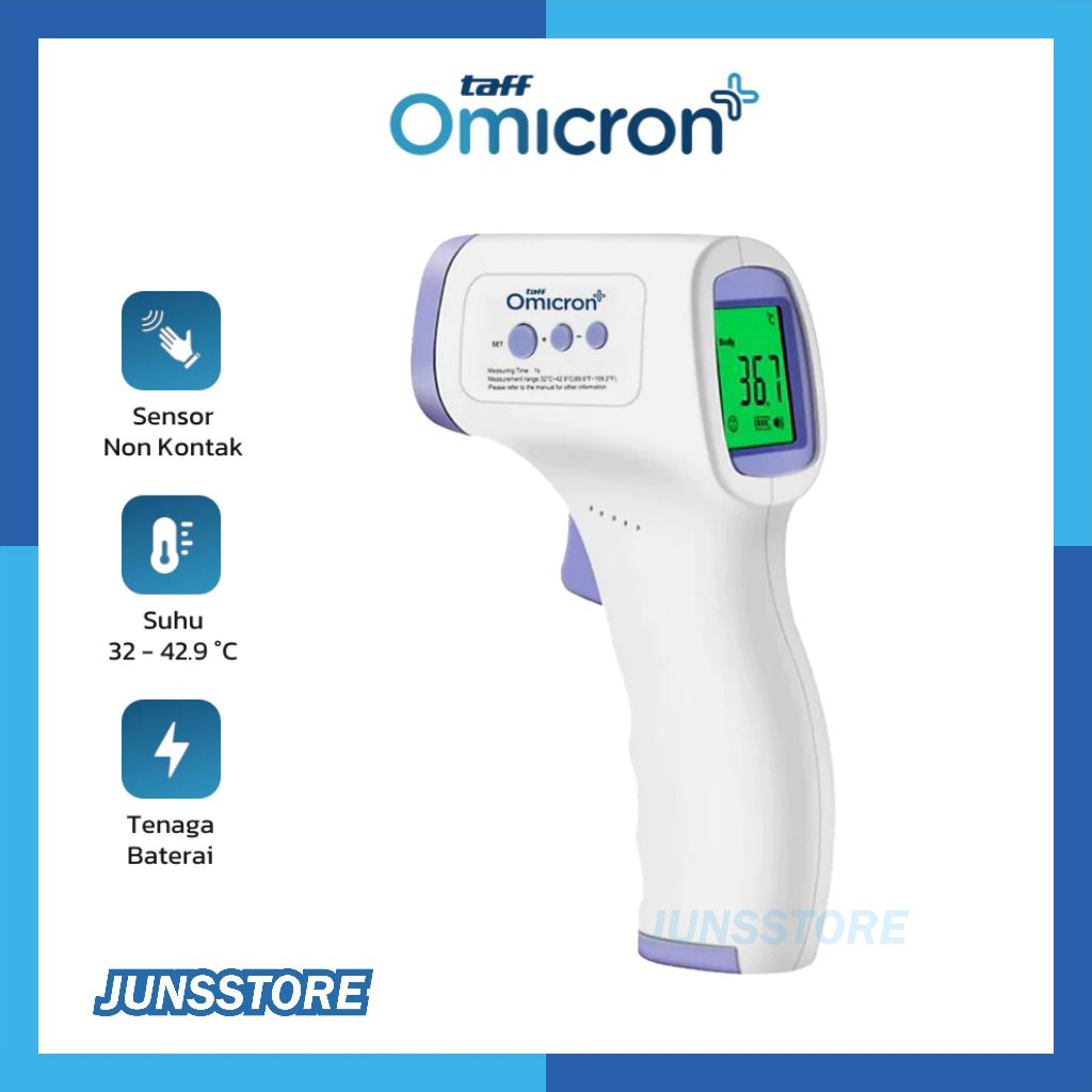 Jual Thermogun Thermometer Tembak Infrared Non Contact Alat Cek suhu ...