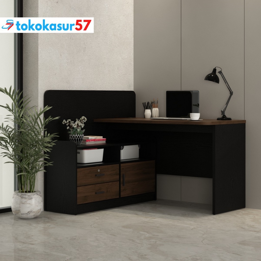 Jual Meja Kerja / Meja Belajar / Meja Kantor / Meja Office BURO DK120 Pro Design | Shopee Indonesia