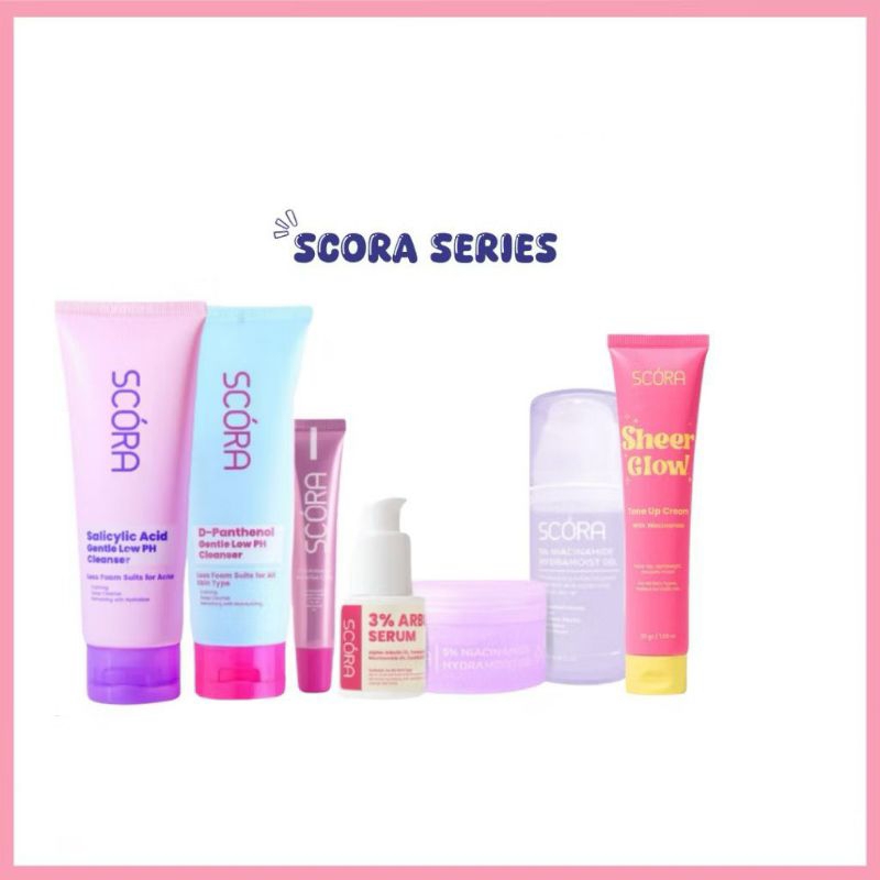 Jual SCORA Skincare Series | Salicylic Acid Cleanser | 5% Niacinamide ...