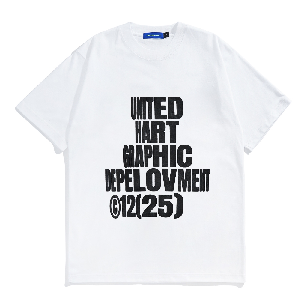 Jual UH! Tshirt Heavyweight Cotton - GRAPH DEV WHITE | Shopee Indonesia