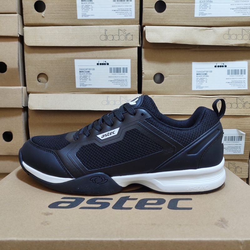 Jual Sepatu Astec Jota Badminton/Tennis Original - Black | Shopee Indonesia