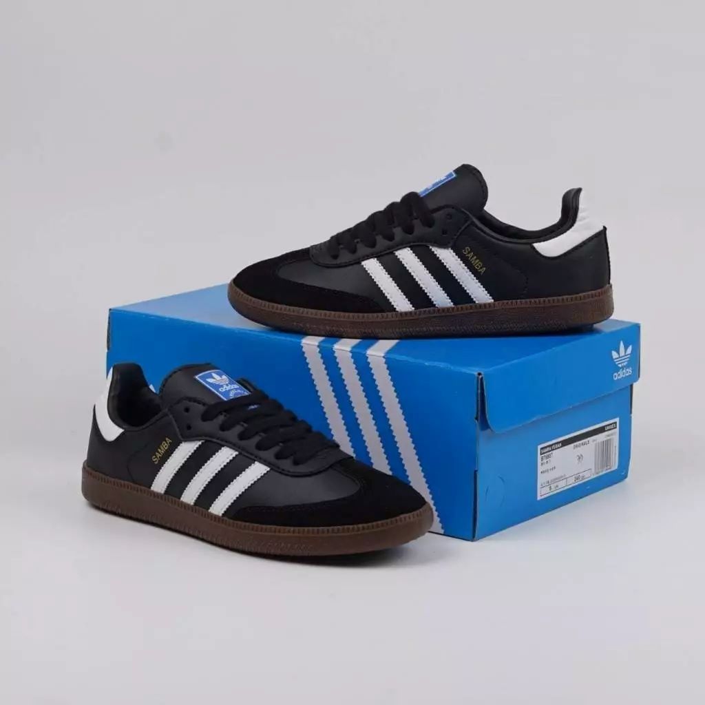 Jual Sepatu Casual Hitam Samba Og Sepatu Sekolah Original | Shopee ...
