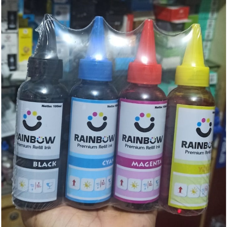 Jual TINTA REFILL PRINTER CANON 100ML BOTOL RAINBOW | Shopee Indonesia