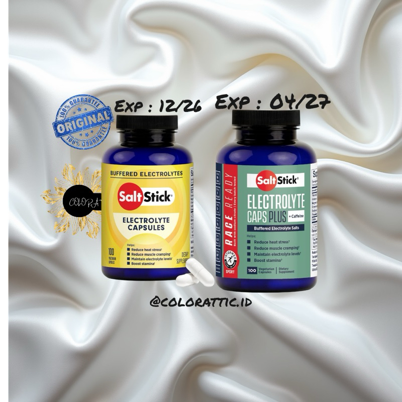 Jual SaltStick Electrolyte Capsules With Vitamin D/SaltStick ...