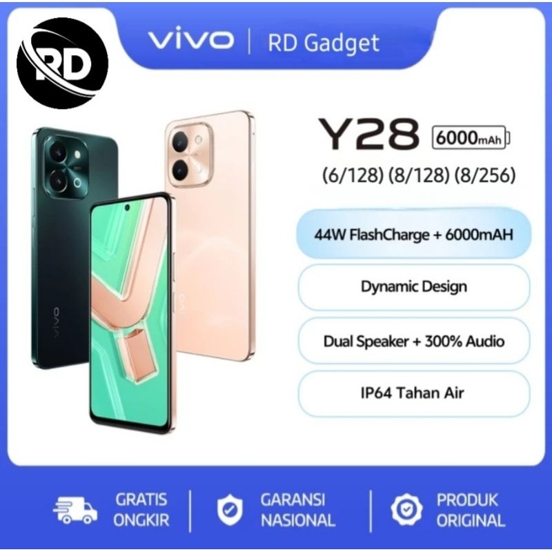 Jual VIVO Y28 (6/128) (8/128) (8/256) Garansi resmi vivo indonesia | Shopee Indonesia