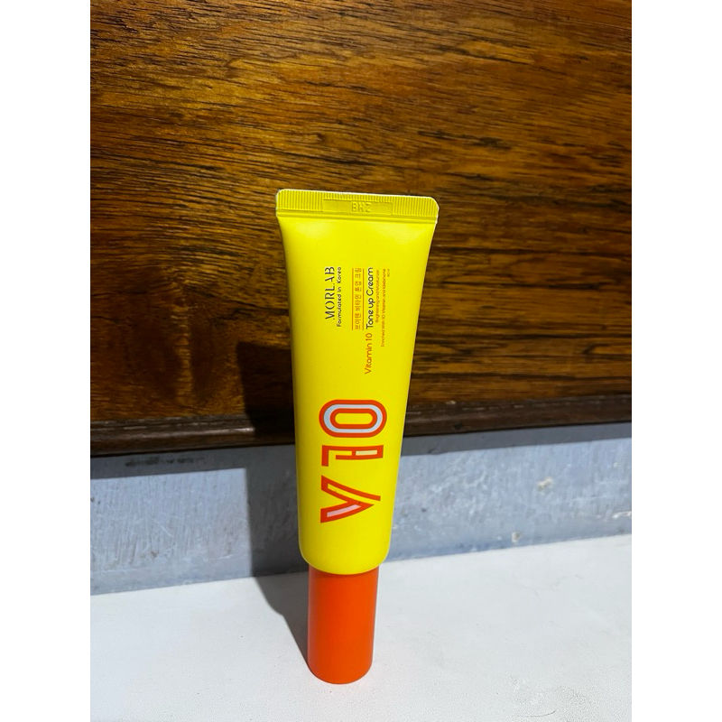 Jual MORLAB - V10 Vitamin Tone Up Cream With Idebenone | Shopee Indonesia