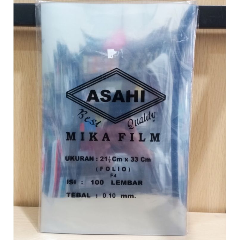 Jual (100PCS) PLASTIK MIKA JILID FOLIO ASAHI PACK | Shopee Indonesia