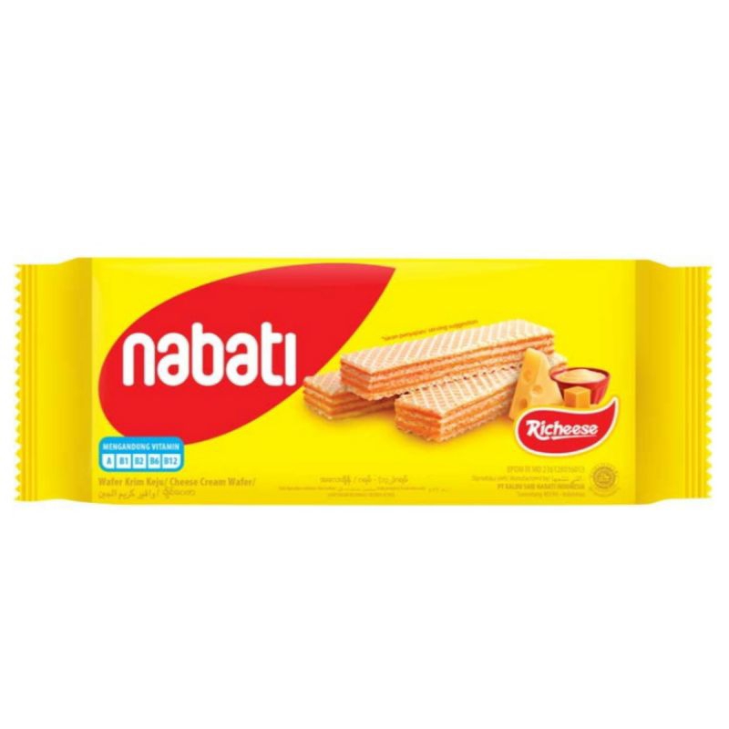 Jual Nabati Wafer Krim 110gr / Richeese Keju / Richoco Cokelat / Pink Lava / Korean Goguma ...