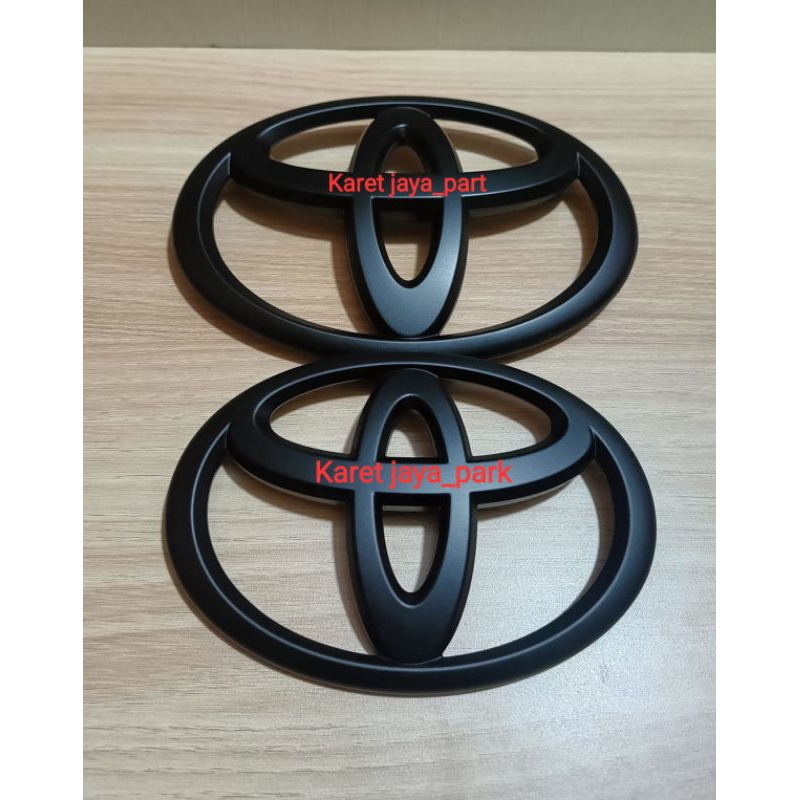 Jual Emblem logo toyota calya hitam doff original | Shopee Indonesia
