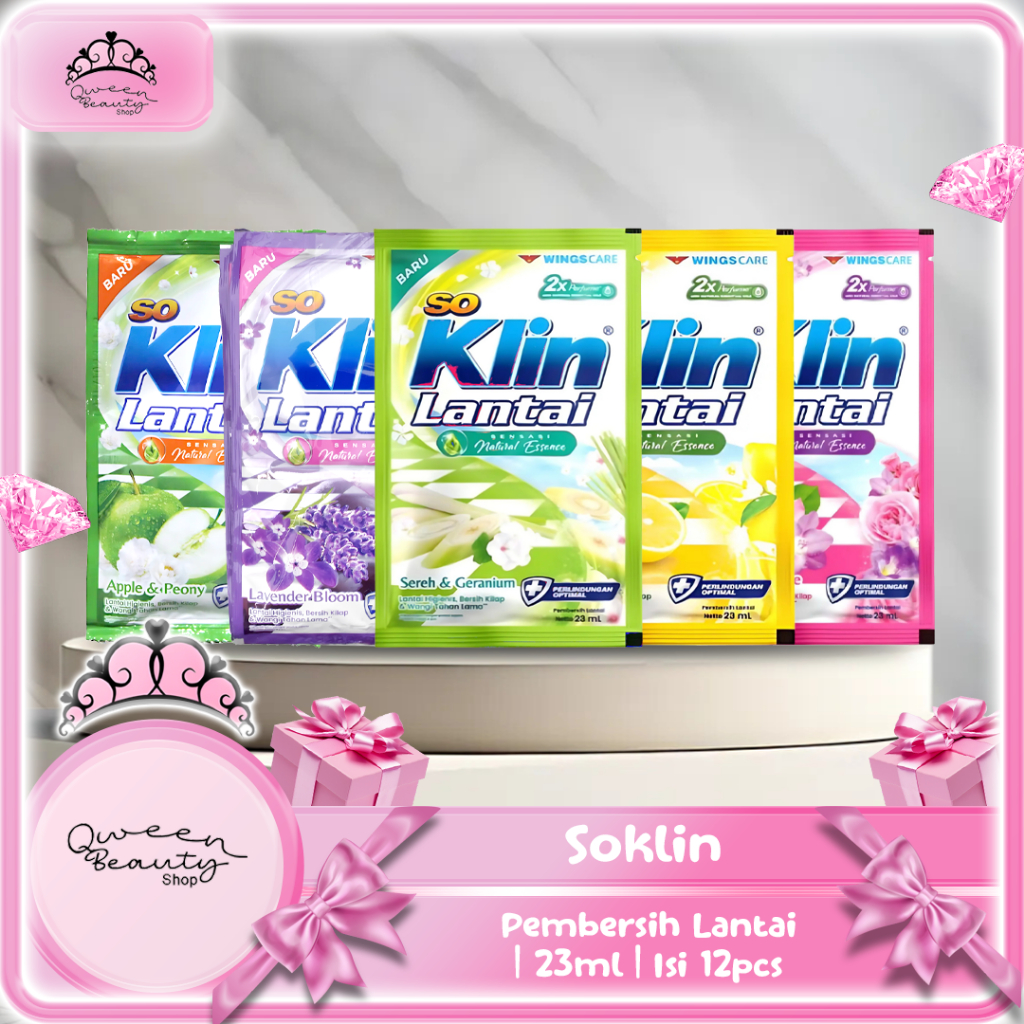 Jual Soklin Pembersih Lantai | 23ml | Isi 12pcs | Shopee Indonesia
