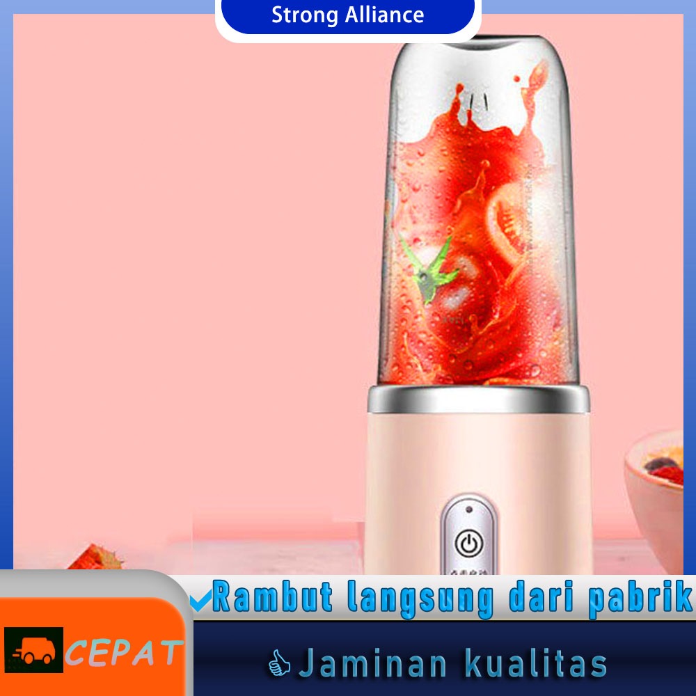 Jual Blender Botol Jus USB Portabel 6 Pisau / Pembuat Jus Mini Elektrik ...