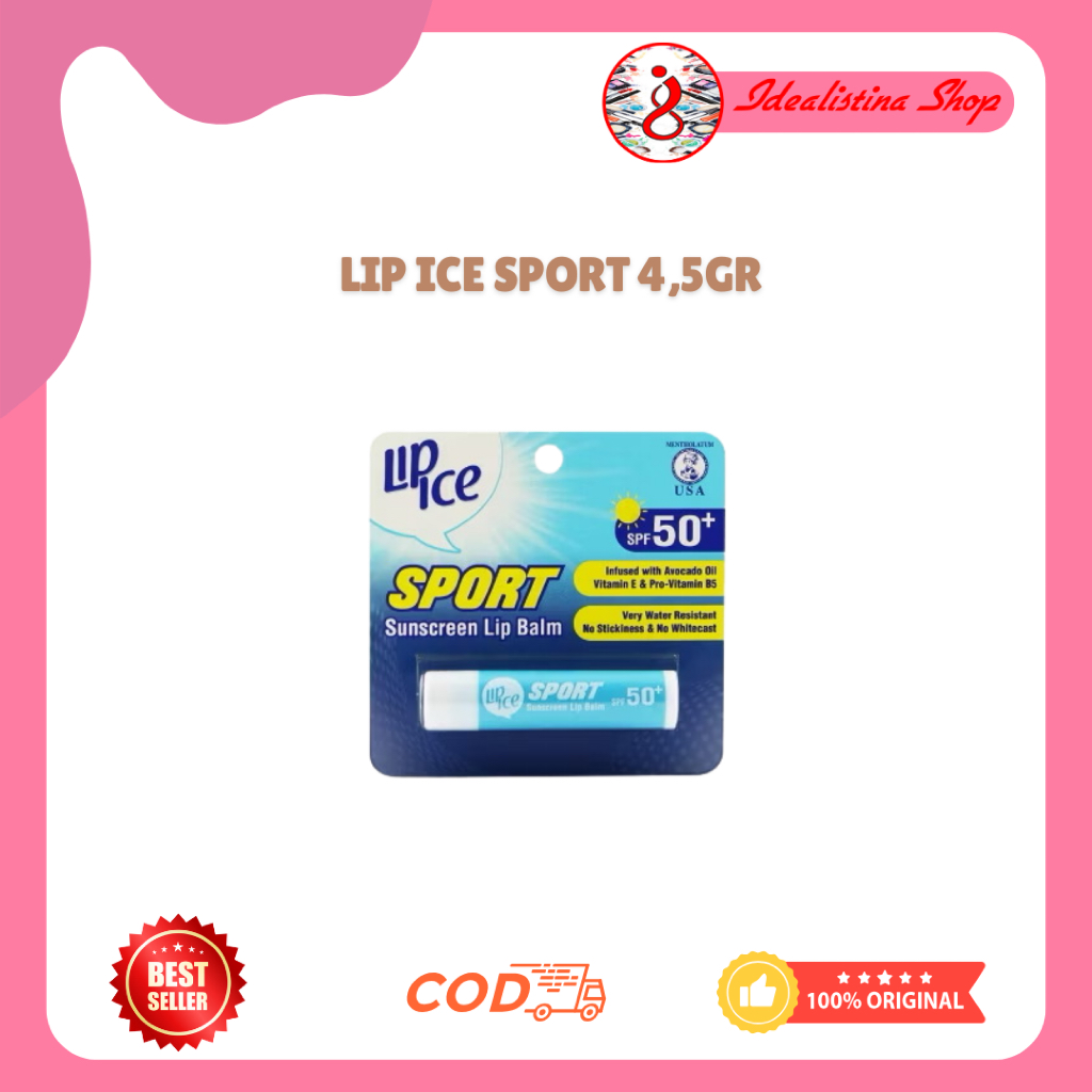 Jual Lip Ice Sport - 4.6 gr (Protect lips from sunlight and moisturize ...
