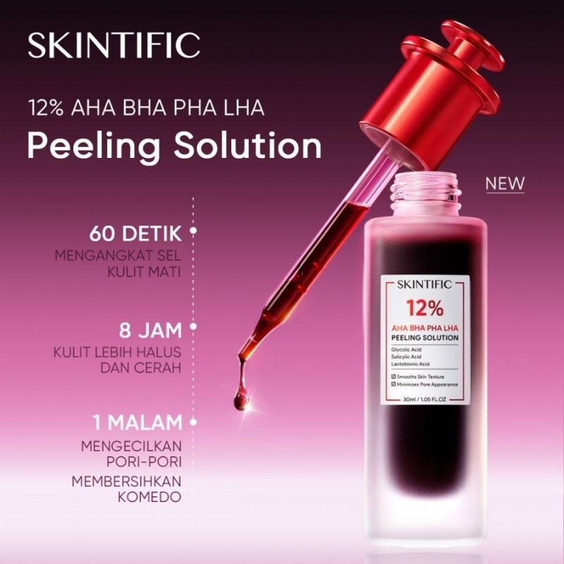 Jual Skintific- 12% Aha Bha Pha Lha Peeling Solution 30ml | Shopee Indonesia