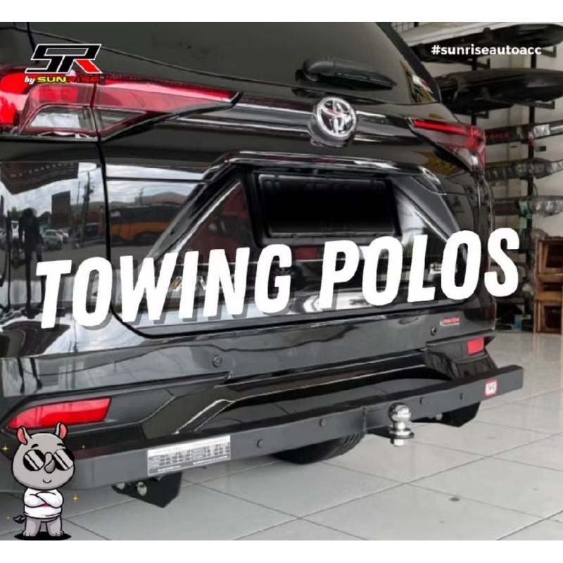 Jual Towing Mobil Polos Pengait Penderek Include Towing Ball + Bracket ...