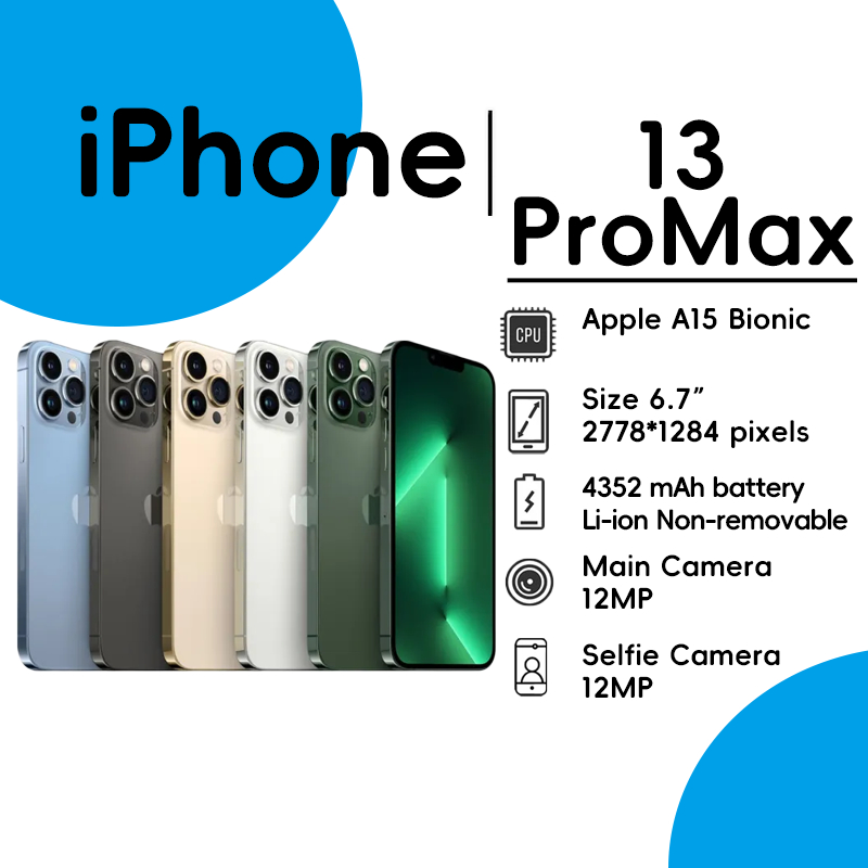 Jual Apple iPhone 13 Pro Max 128GB/256GB Second Fullset Mulus No Minus LCD Original 100% No ...