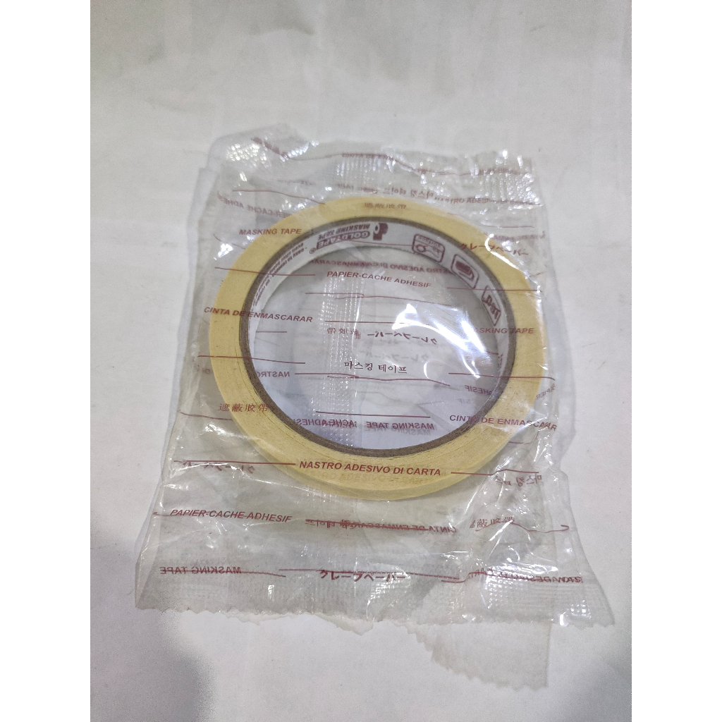 Jual Isolasi Dico Duco Lakban Kertas Masking Tape Goldtape 12 mm x 25 m ...