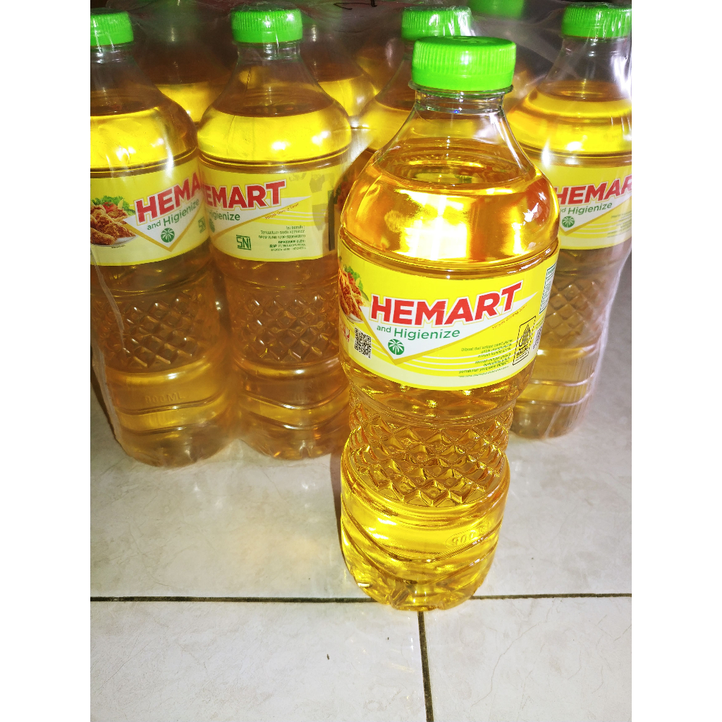 Jual 1 Botol Minyak Goreng Hemart 900ML | Shopee Indonesia
