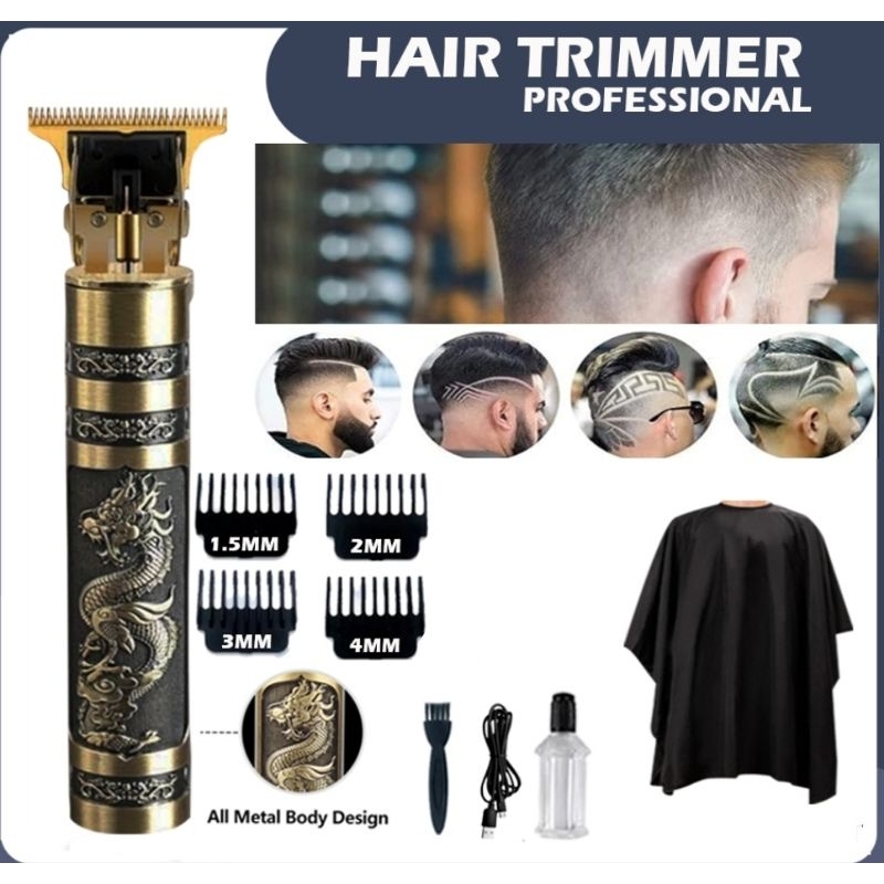 Jual Alat Mesin Cukur Dragon Vintage T9 Potong Rambut Bulu Kumis Jenggot Listrik Hair Clipper ...