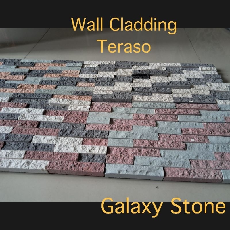 Jual Wall Cladding Teraso variasi Batu Alam | Shopee Indonesia