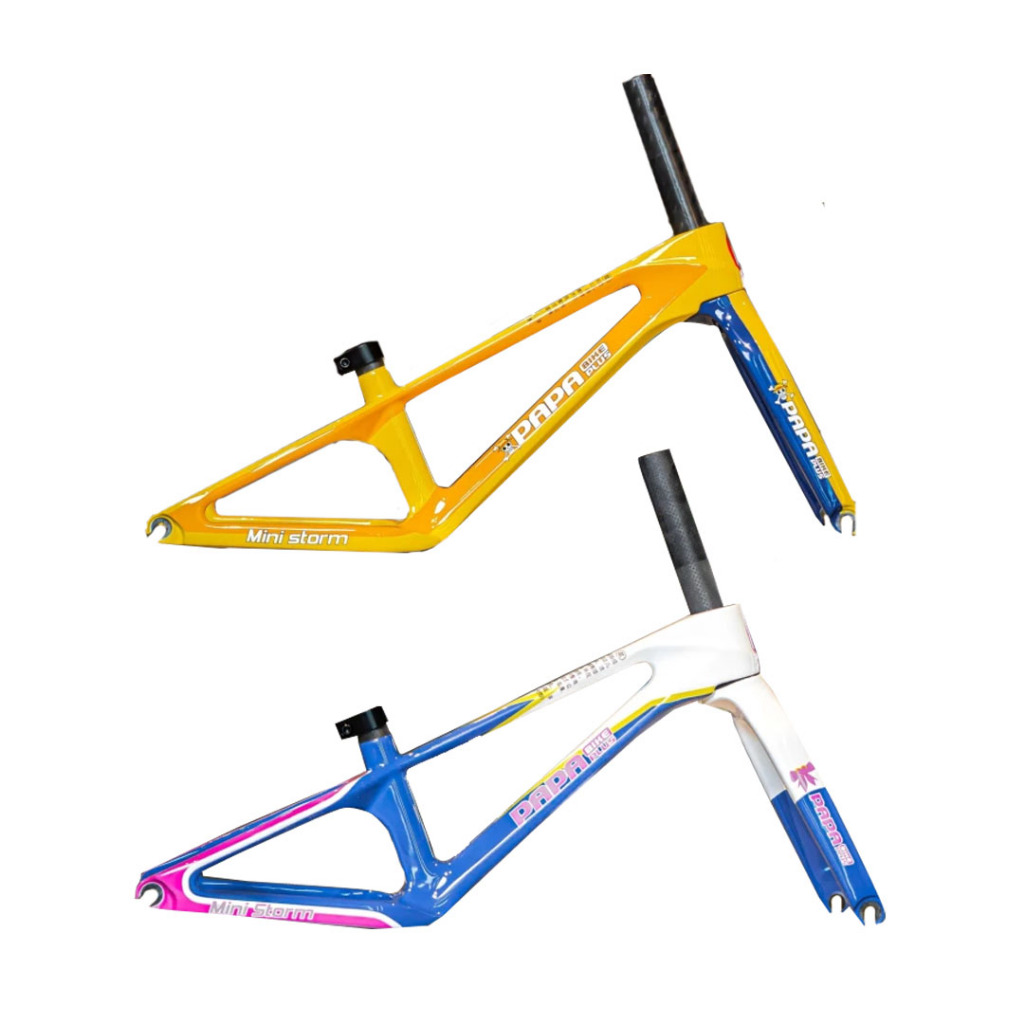 Jual Frame Pushbike Frame PAPA BIKE Mini Storm Carbon 12 Inch Push ...