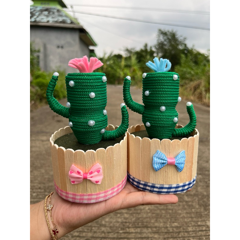 Jual daur ulang botol/daur ulang botol Yakol/pohon kaktus/tugas sekolah ...
